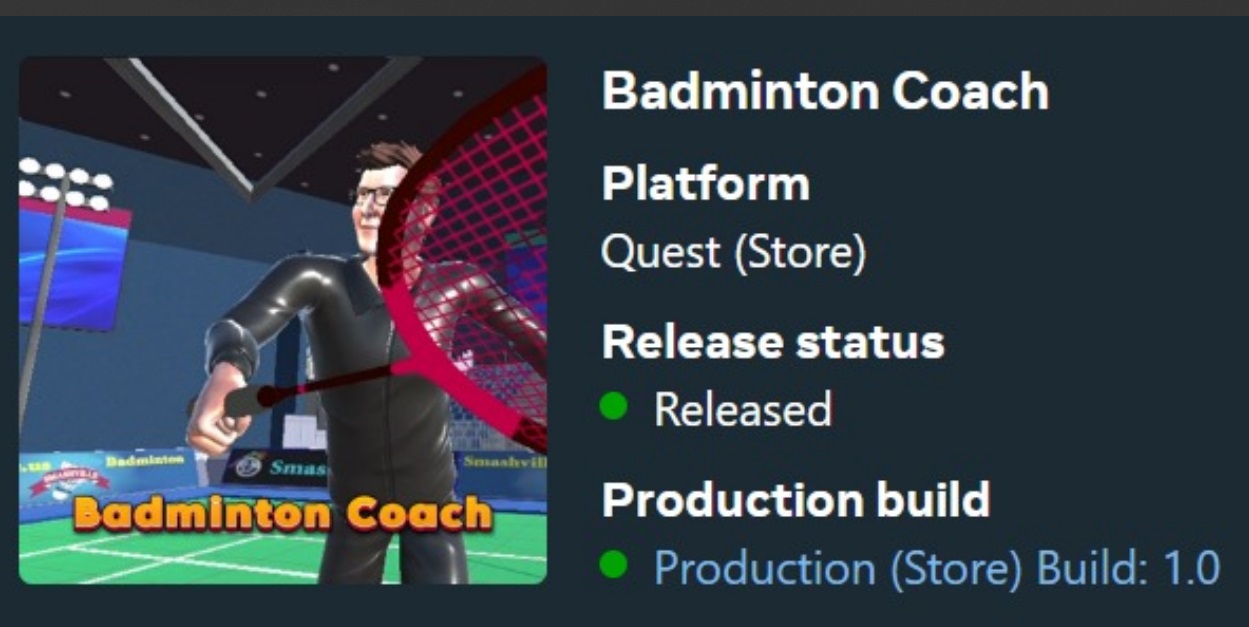 VR | Smashville Badminton Mainline